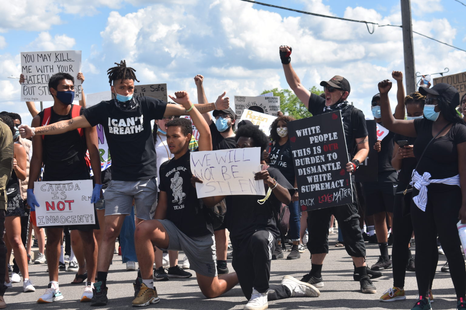 Anti-racism protesters call for change throughout Guelph | Humber News