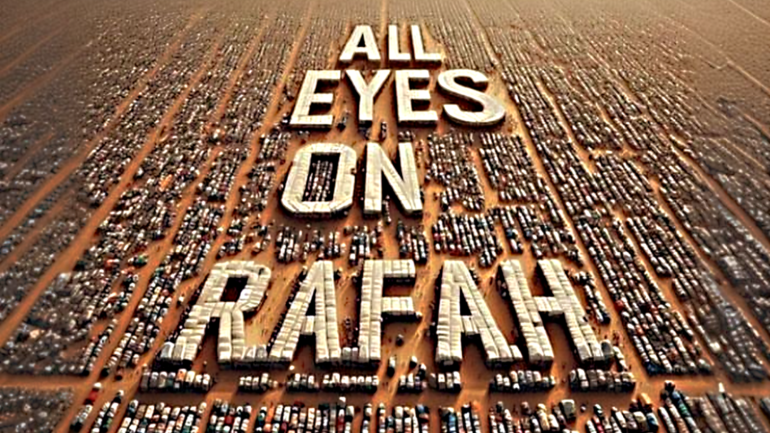 Viral ‘All Eyes On Rafah’ image captures global attention on Israel ...